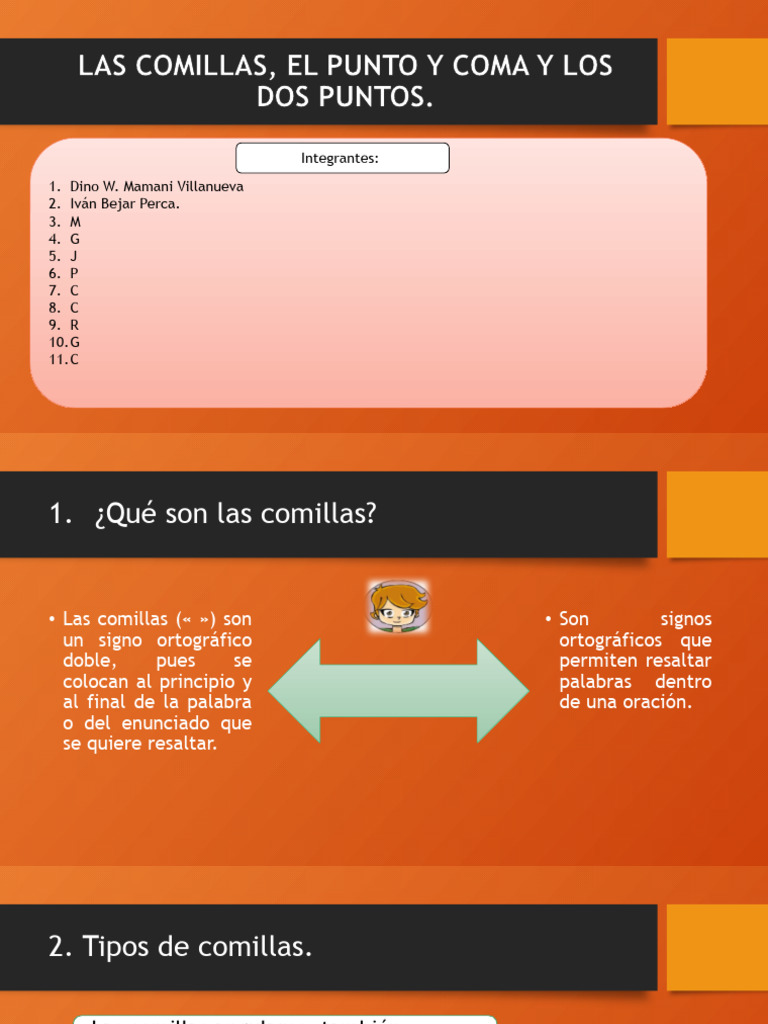 Las Comillas, El Punto y Coma Dino | PDF