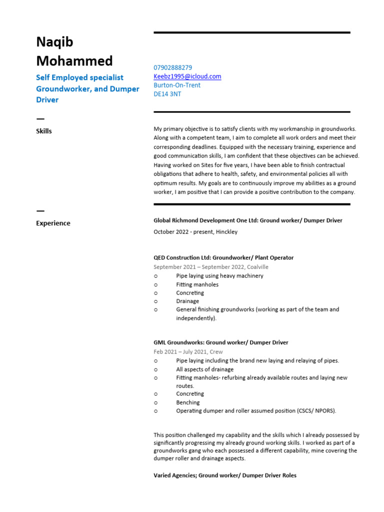 2023 CV | PDF | Concrete