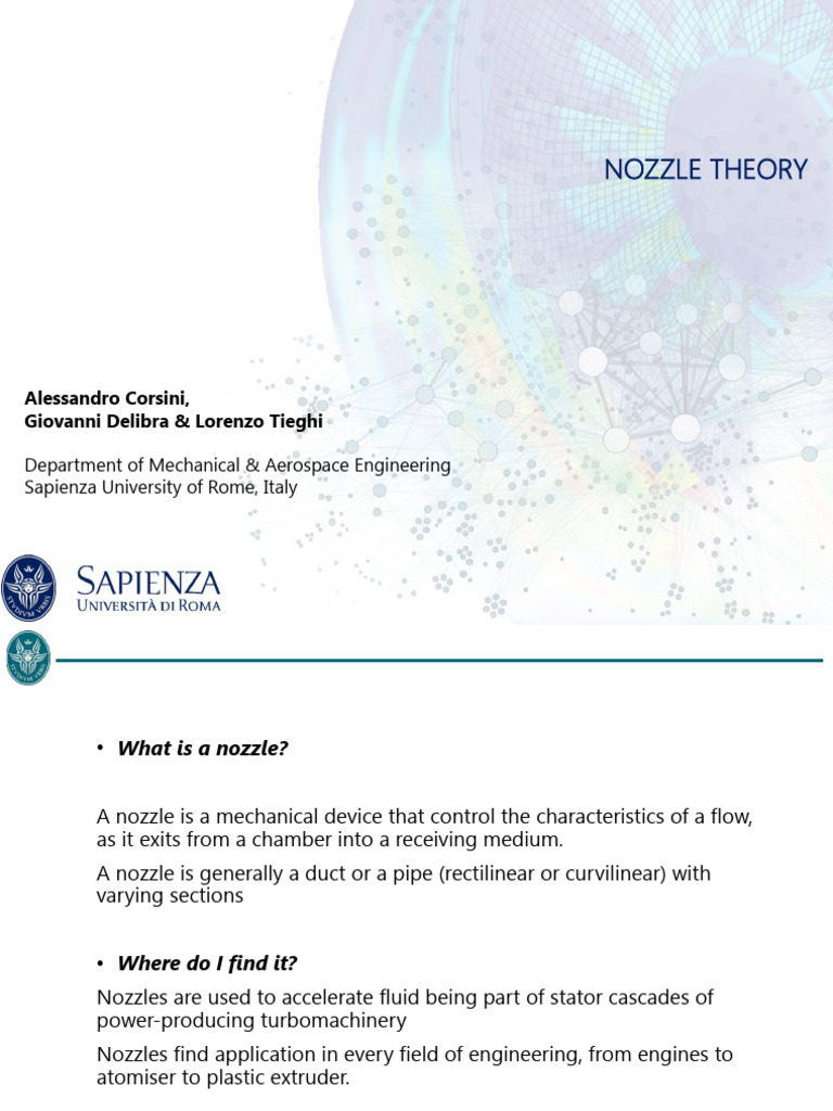 FMEC Nozzle Theory Updated | PDF | Nozzle | Fluid Dynamics
