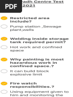 Confined Space Actual Written Exam Update With Actual Questions and Answers | PDF | Personal ...