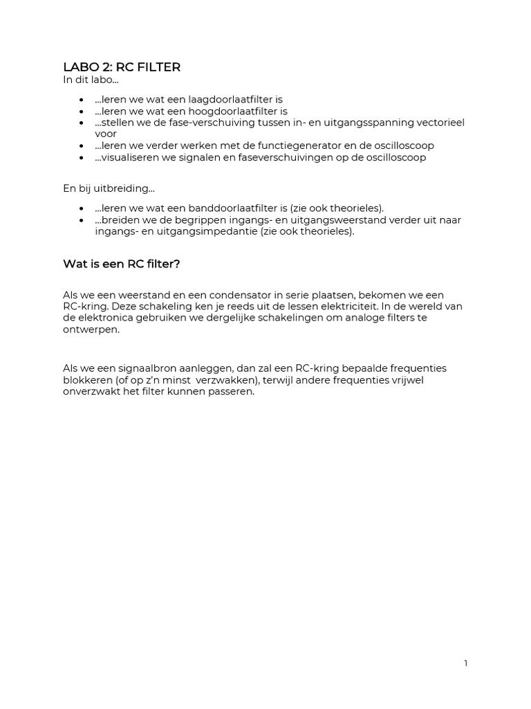 Labo 2 Analoge Ea | PDF