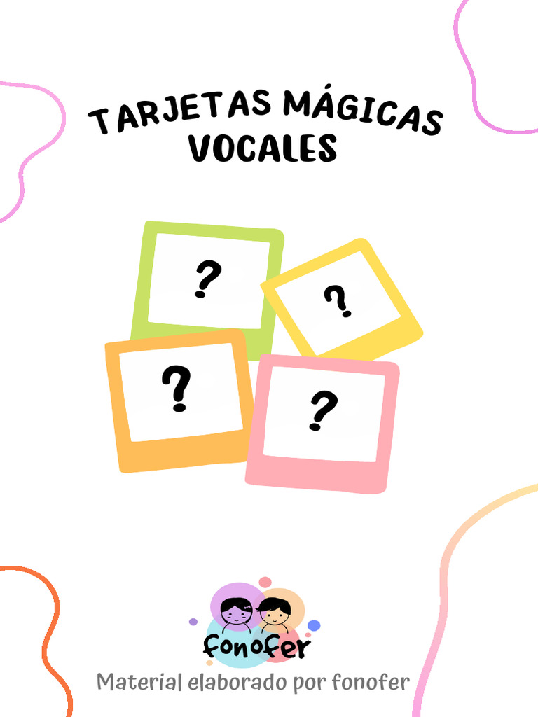 Tarjetas Mágicas Vocales | PDF | Estudios de idiomas extranjeros | Arte