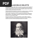 History of Deloitte: Founding to Present | PDF | Accounting | Economies