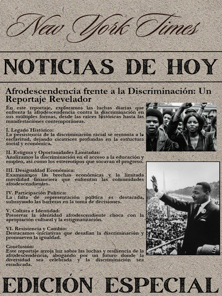 Beige Vintage Newspaper Motivational Quote Poster | PDF