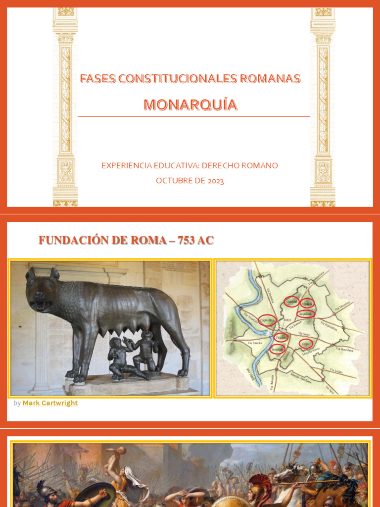 Actividad - Expo - Monarquía | PDF | Roma antigua | Romulus y Remus