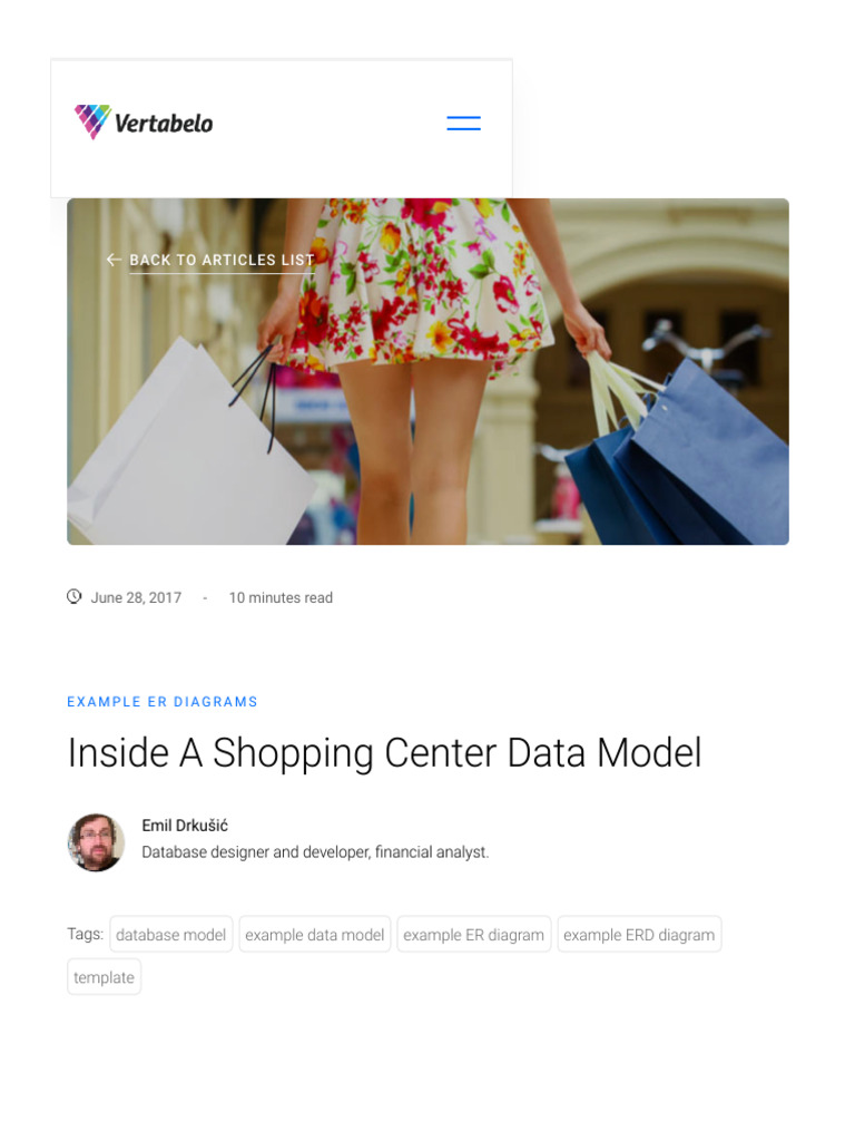 Inside A Shopping Center Data Model Vertabelo Database Modeler | PDF ... Inside A Shopping Center Data Model Vertabelo Database Modeler | PDF ...