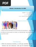 Cours GRH-1er Chapitre | PDF | Gestion des ressources humaines | Recrutement