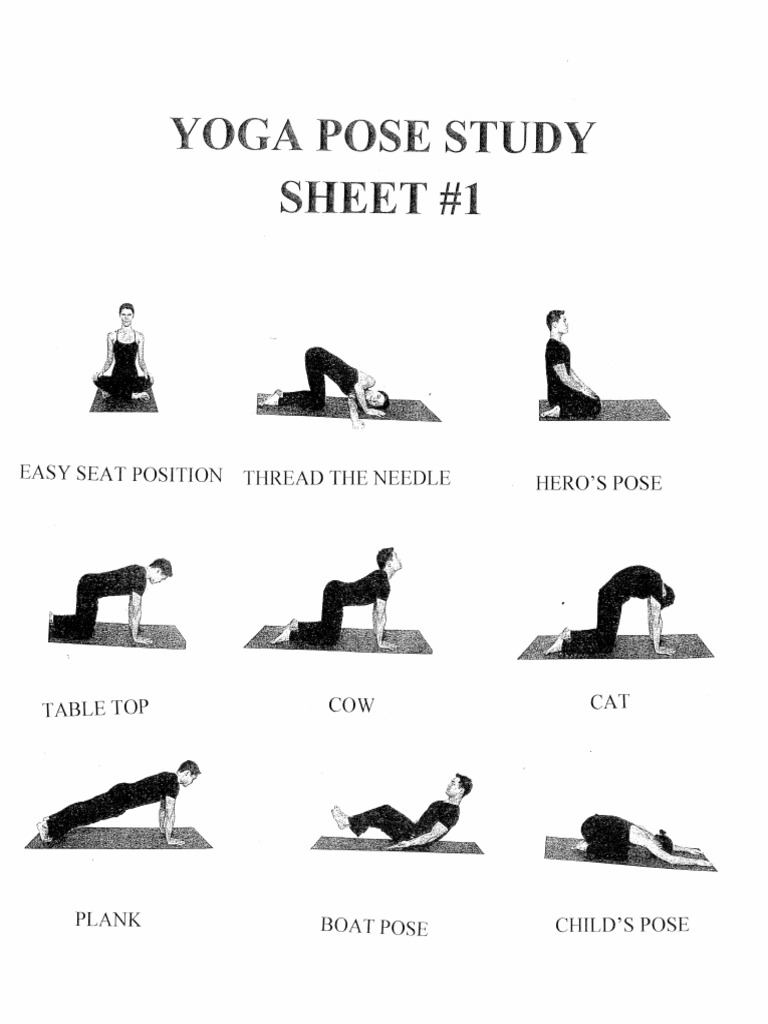 Yoga Poses #1 | PDF