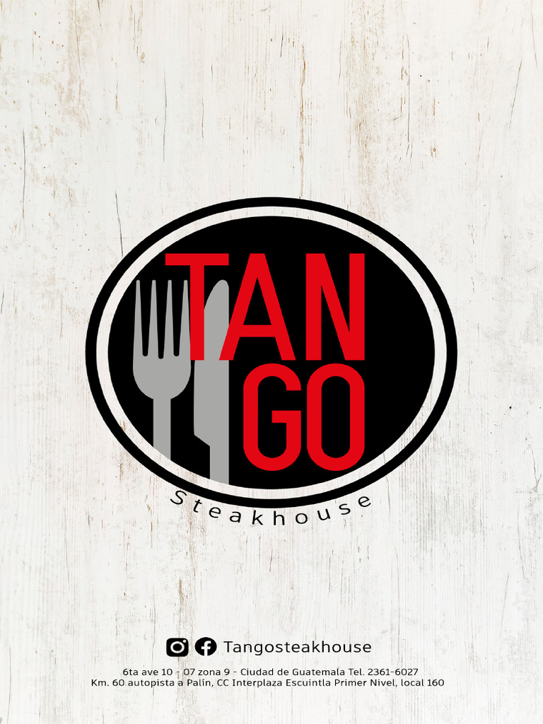 Menu Tango Zona 9 | PDF