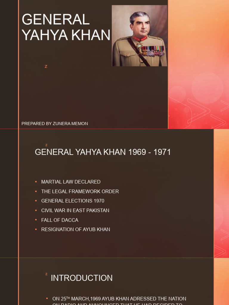 General Yahya Khan | Download Free PDF | Asia | Government Of Pakistan