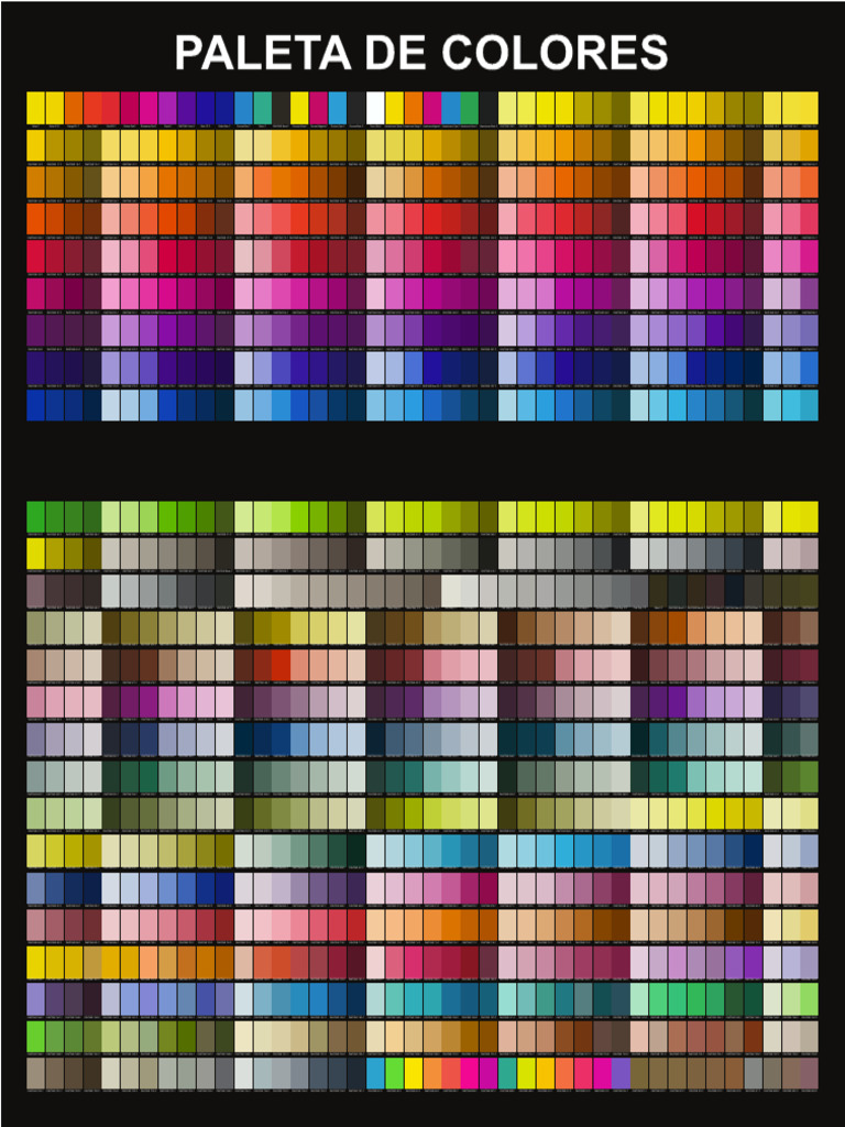 Comprehensive Pantone Color Palette | PDF | Qualia | Printing