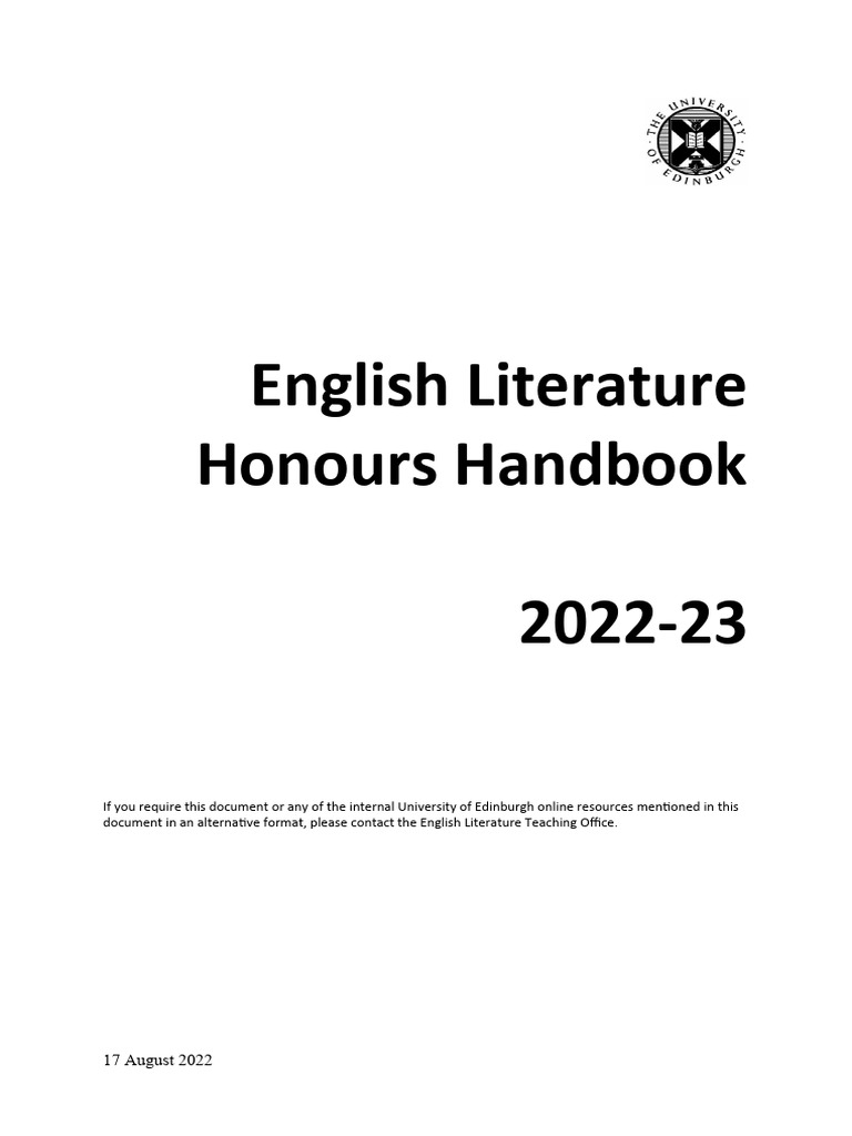 Honours Handbook 2022-23 | PDF | Thesis | Academic Degree Honours Handbook 2022-23 | PDF | Thesis | Academic Degree