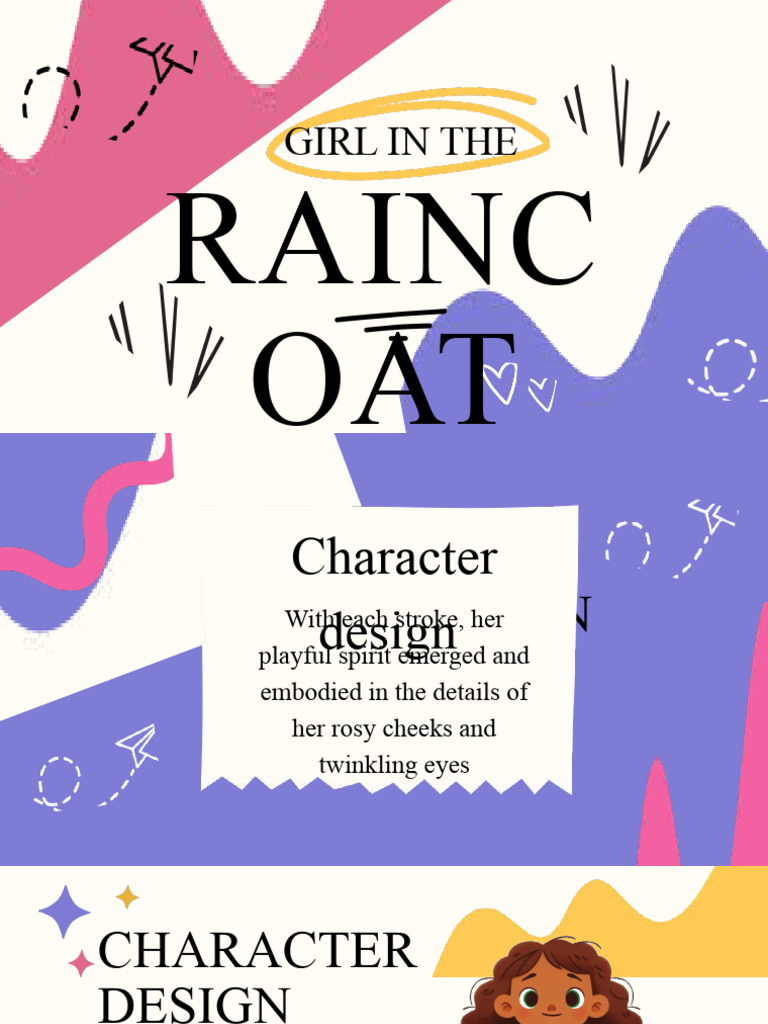 Girl in Raincoat Character Design | PDF | Games & Activities