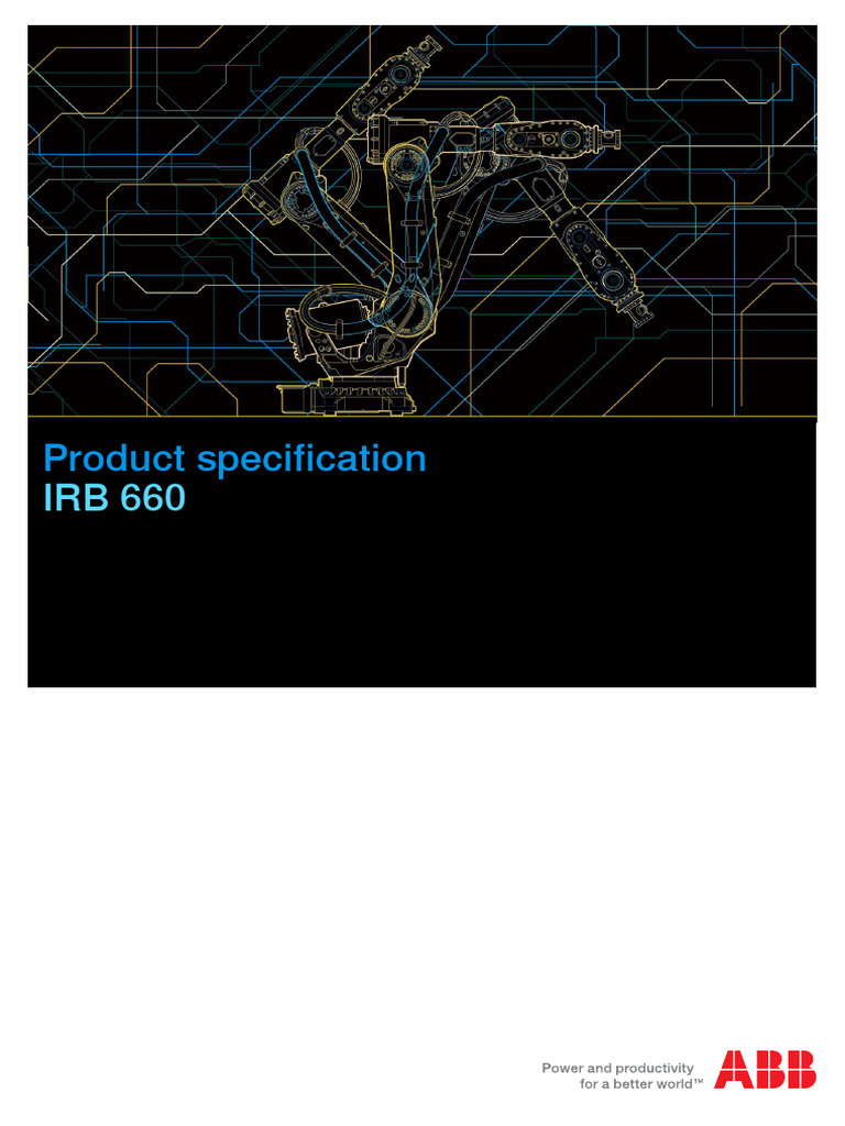 Irb 660 180 3.15 | PDF | Specification (Technical Standard) | Robot