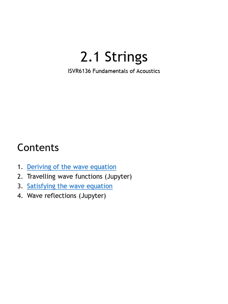 2.1 Strings | PDF