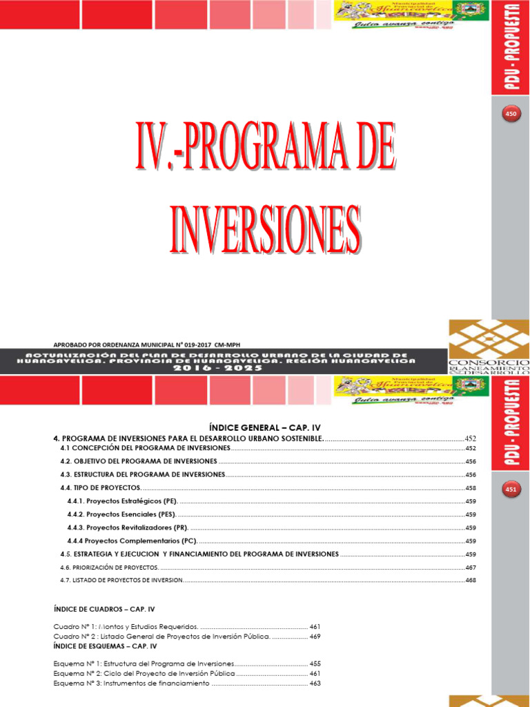 Propuesta Pdu Hvca Proyectos Inversion Horizontal (Reparado) | PDF ...