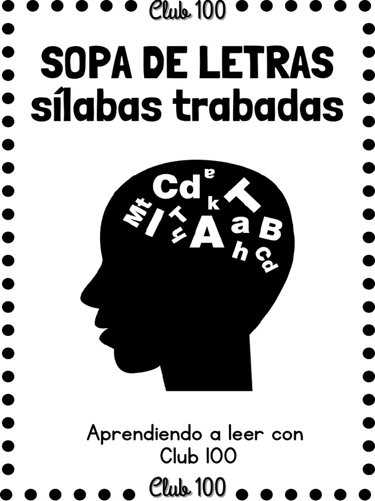 SOPA DE LETRAS - Sílabas Trabadas | PDF