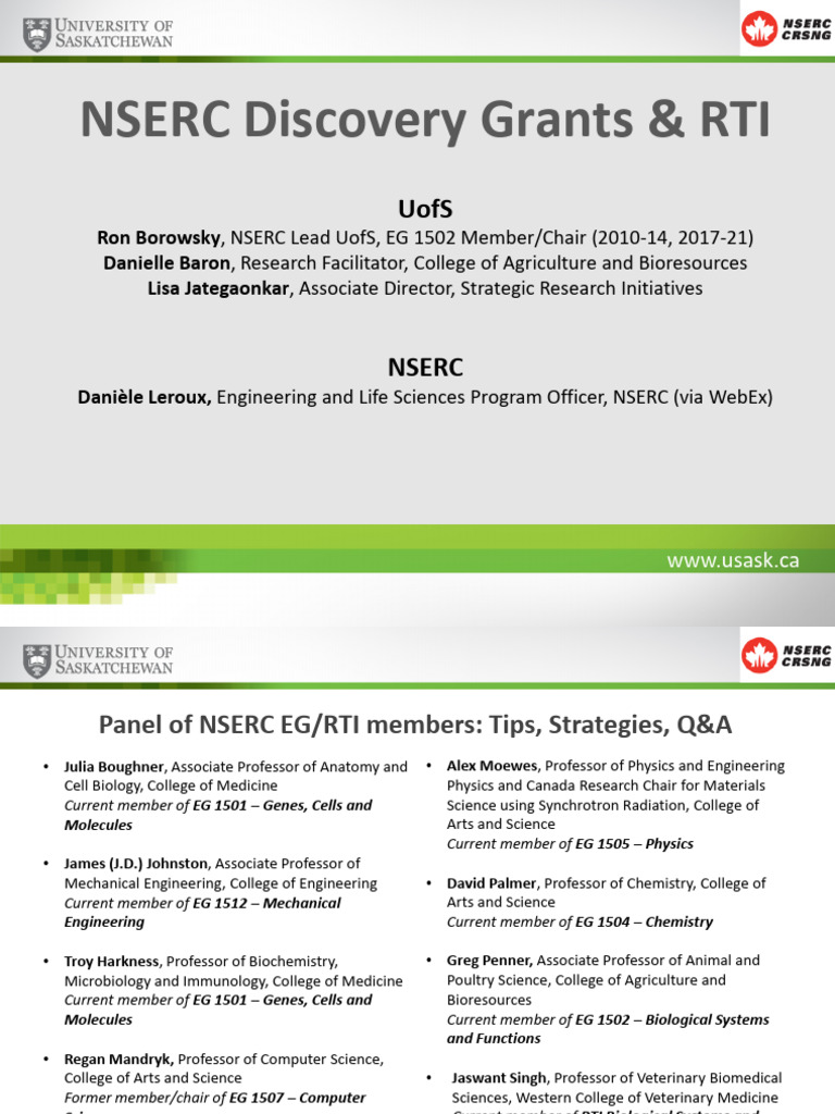 Nserc Discovery Grant Program | Nserc Scholarship – BLKXFS