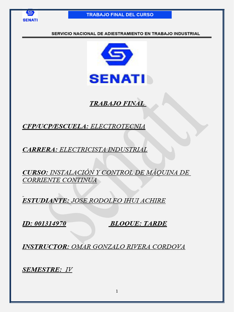 Eeid - Eeid-421 - Trabajo Final - Jose Ihui | PDF | Ingenieria ...
