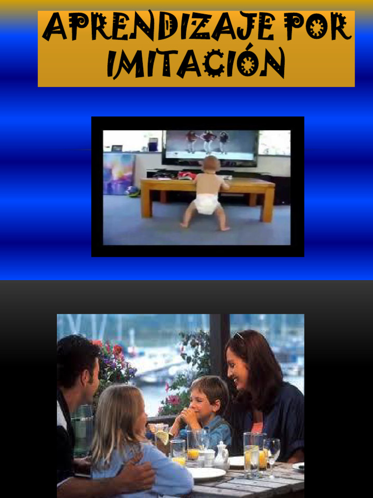 Imitacion | PDF | Aprendizaje | Comportamiento