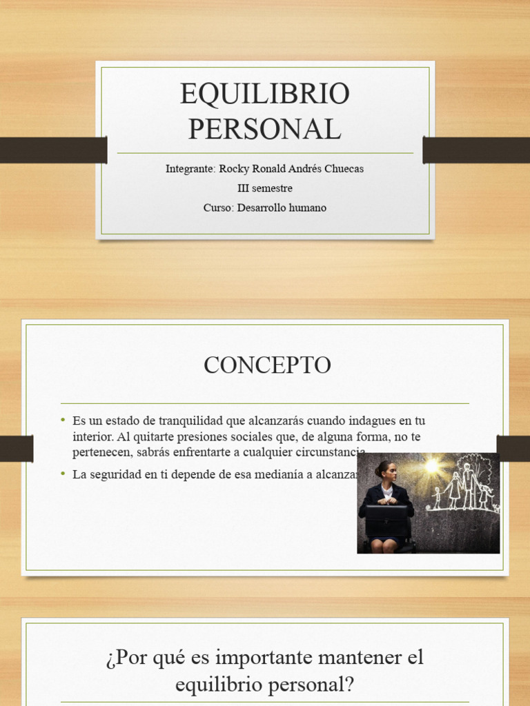 Equilibrio Personal | PDF