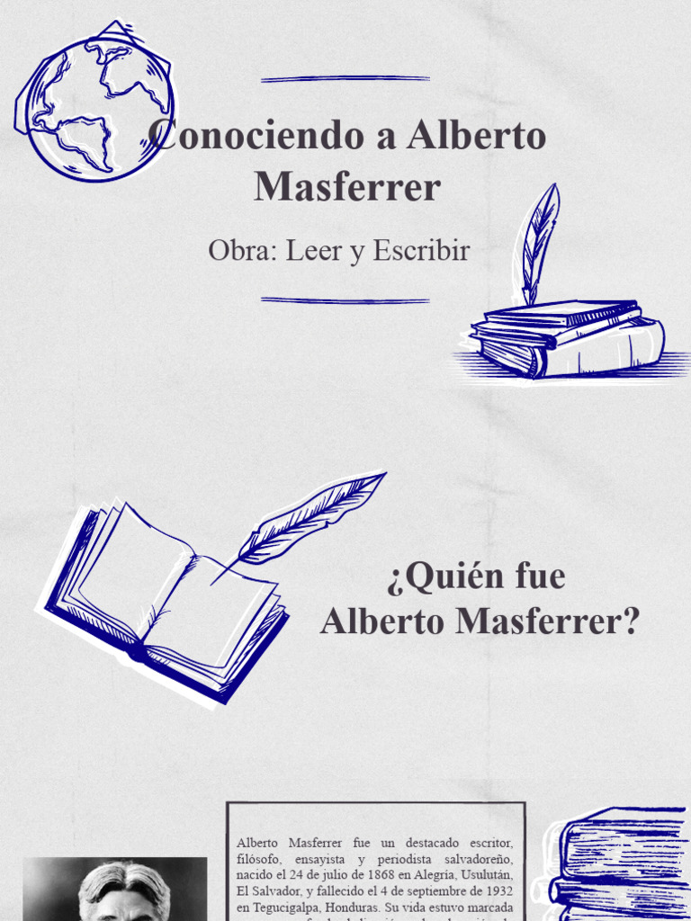 Presentación Alberto Masferrer | PDF