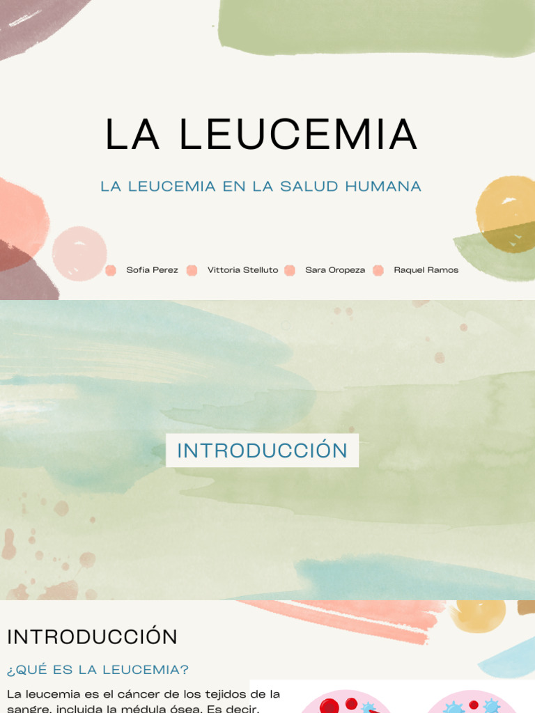 La Leucemia - 20240206 - 220213 - 0000 | PDF | Leucemia | Leucocito