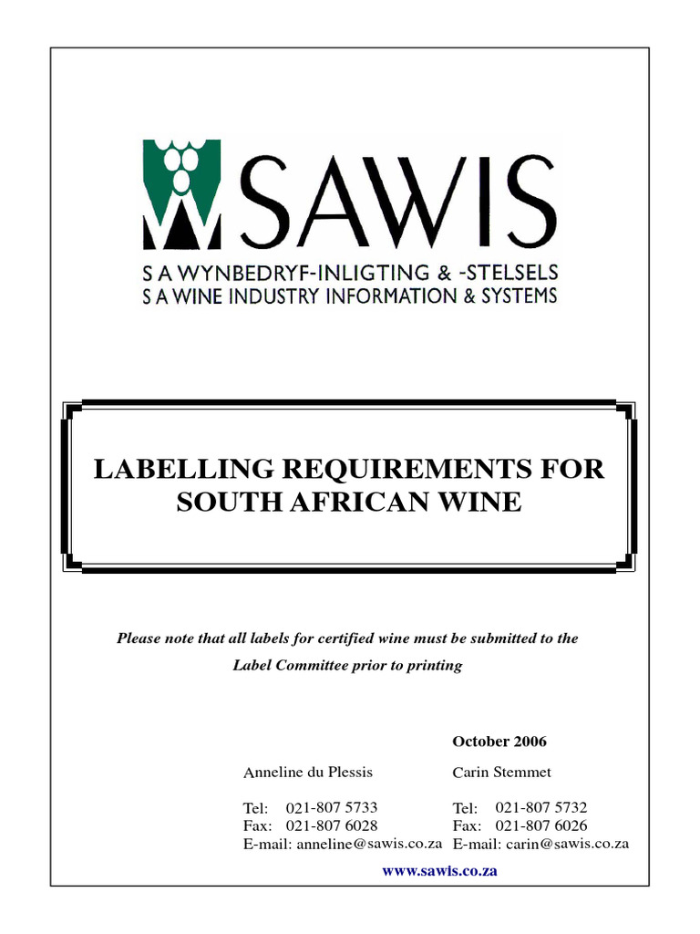 Label Requirements | PDF