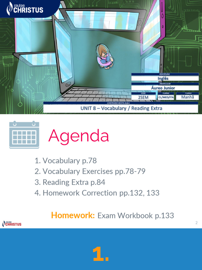 Slides - 2sem - Lesson 34 - Unit 8 - Vocabulary - Reading Extra | PDF | Human Communication ...