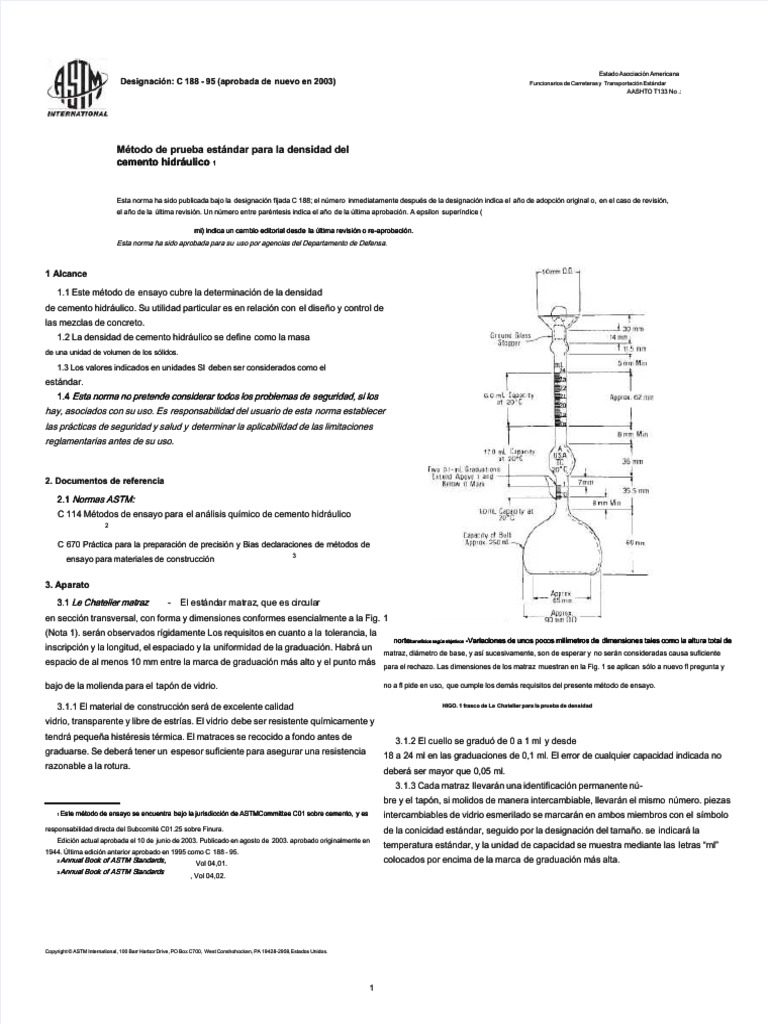 PDF Astm C 188 - Compress | PDF