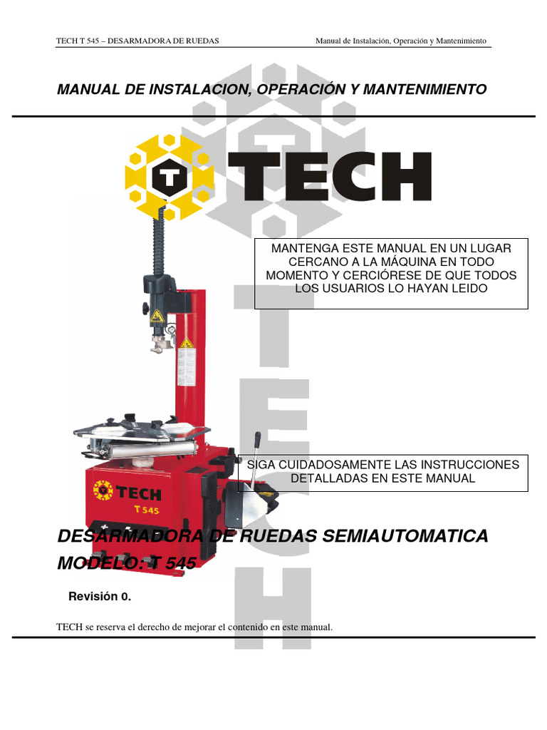 TECH T-545 - Manual de Usuario | PDF