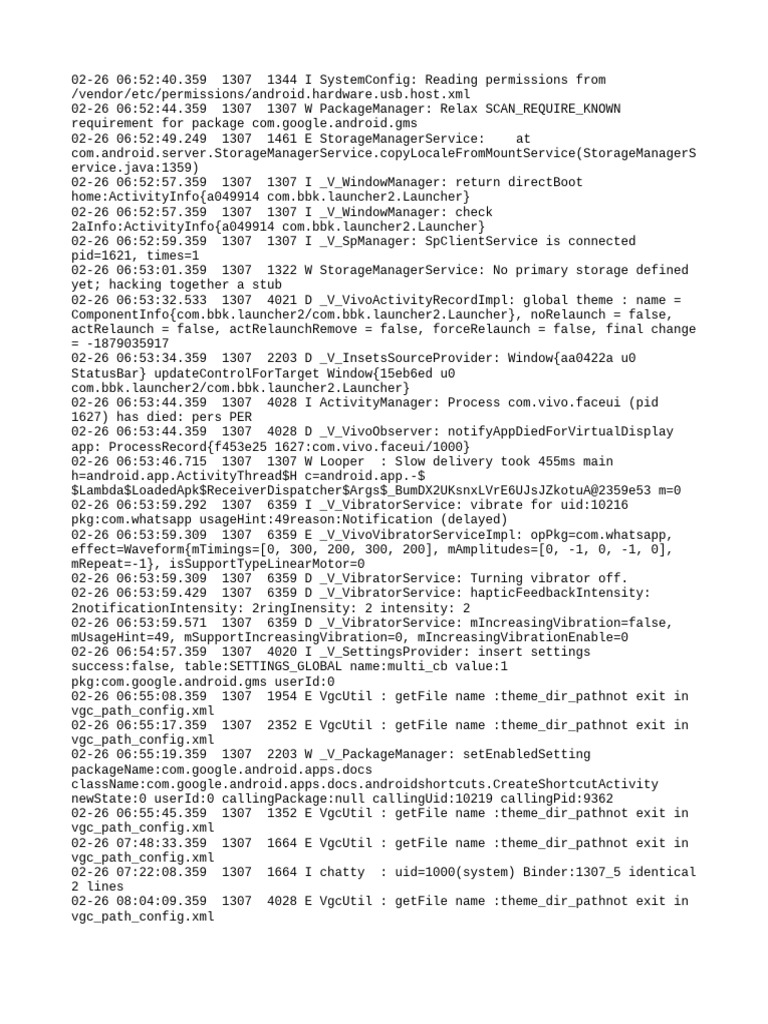 Log | PDF | Software Development | Information Technology