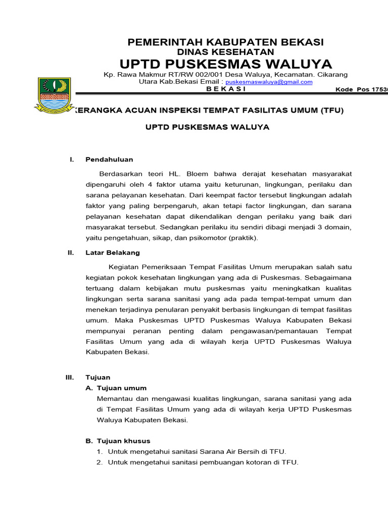 Kak Inspeksi Tfu 2024 | PDF