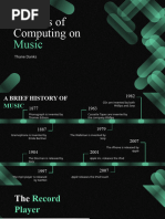 Evolution of Music Players Timeline | PDF