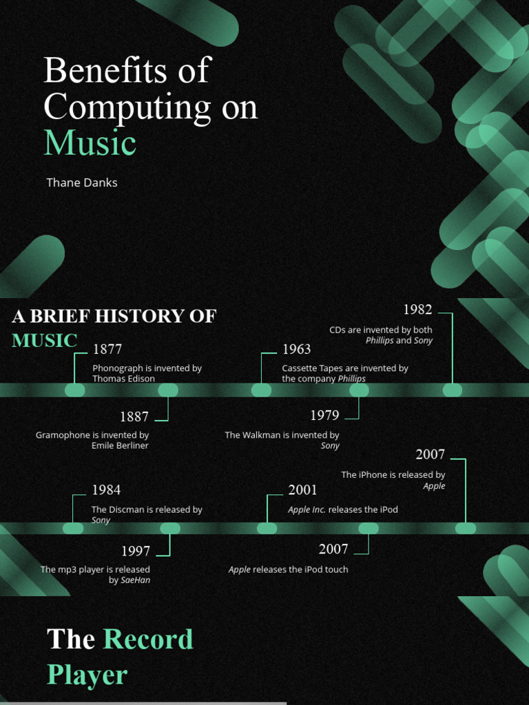 Evolution of Music Technology | PDF | Phonograph | I Pod