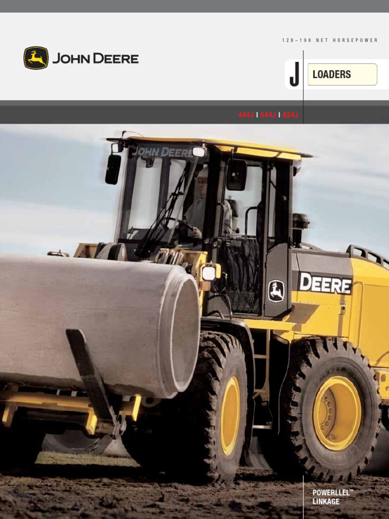 Ficha Tecnica Cargador Frontal John Deere J | PDF | Machines | Land Vehicles