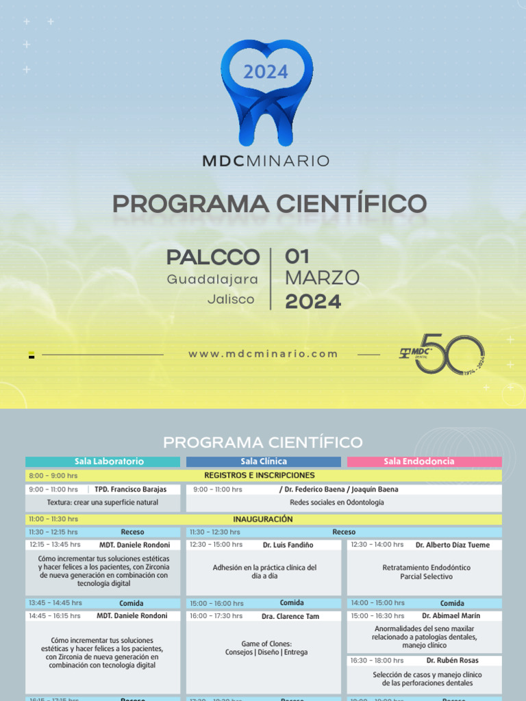Programa Cientifico | PDF