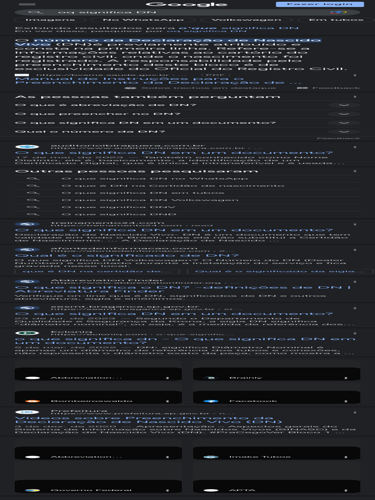 Oq Significa DN - Pesquisa Google | PDF