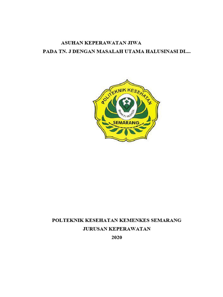 ASKEP Halu | PDF | Pengembangan Diri | Gaya Hidup