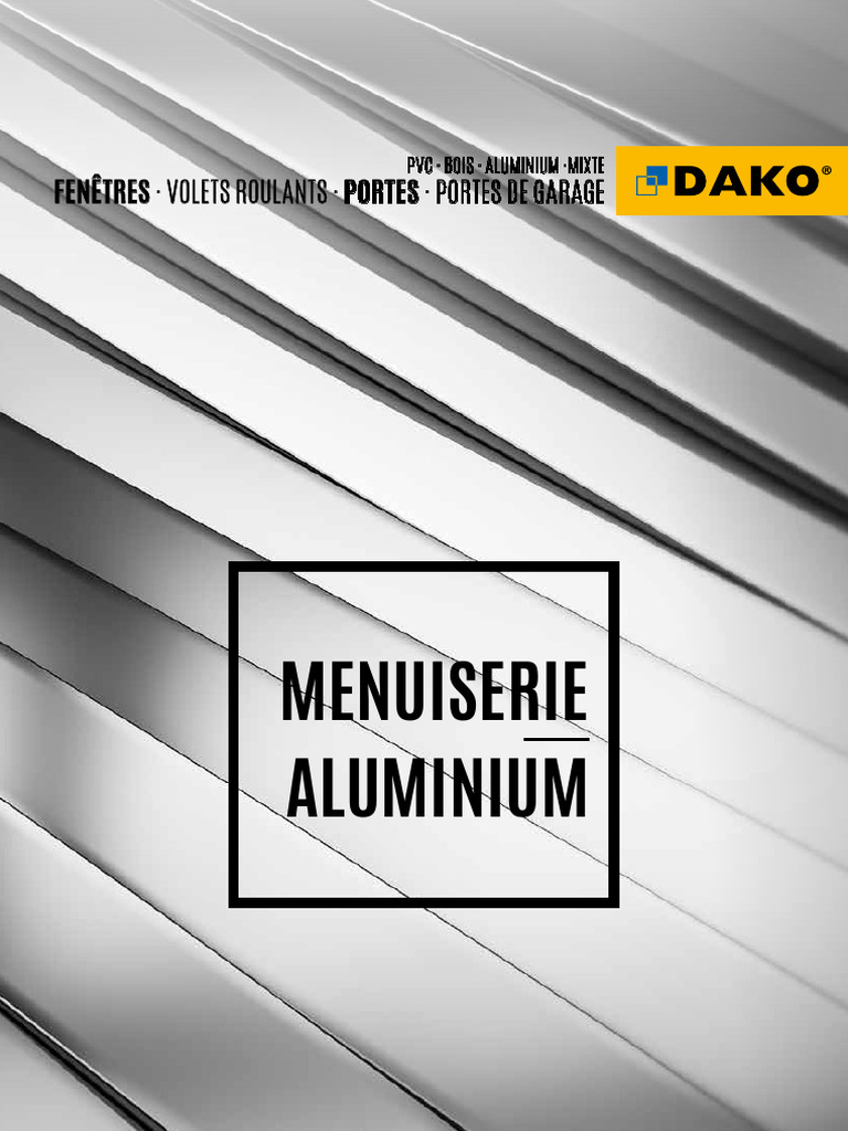 Menuiserie ALUMINIUM | PDF