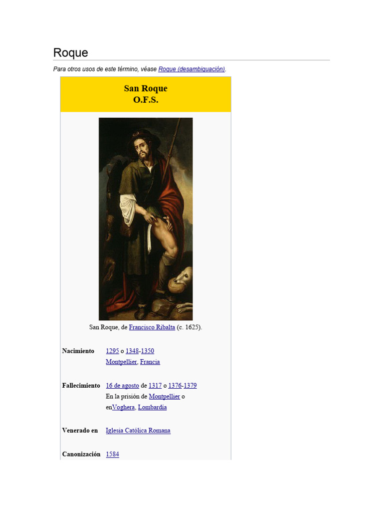 Roque | PDF | Historia