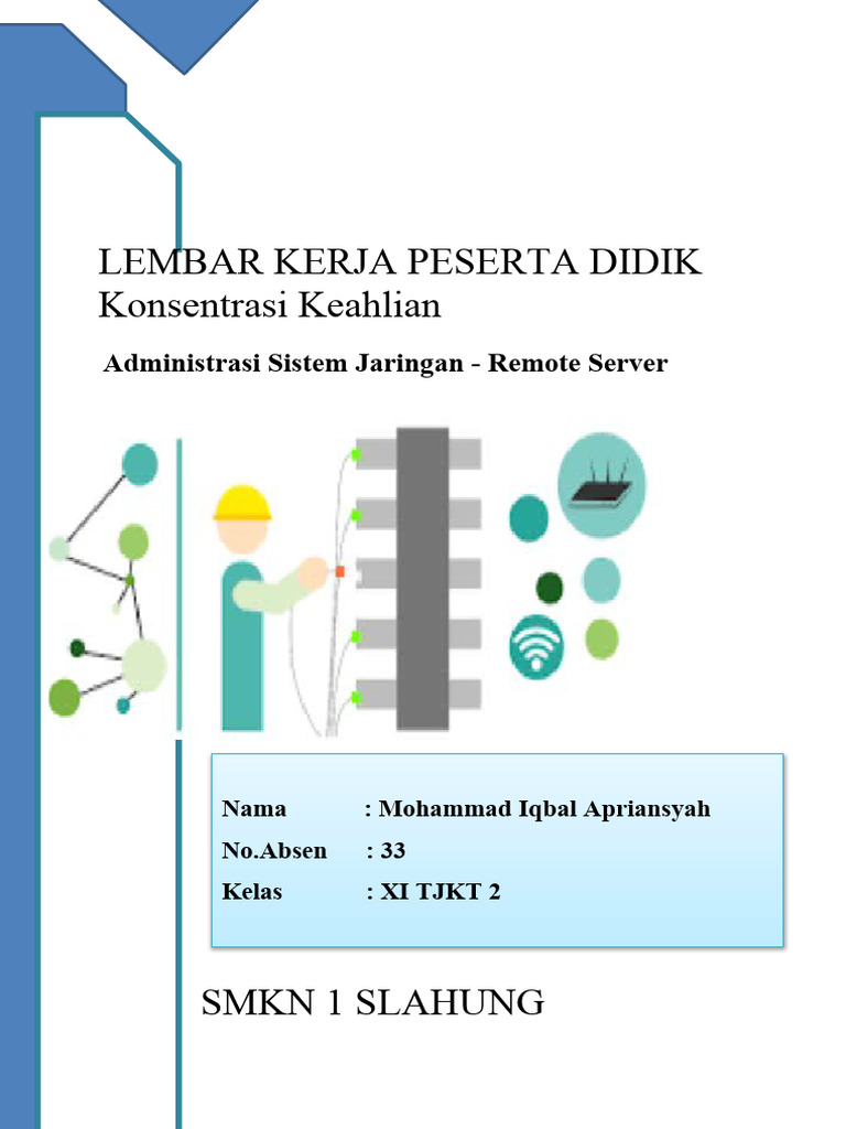 LKPD Remote Server Iqbal Apri | PDF