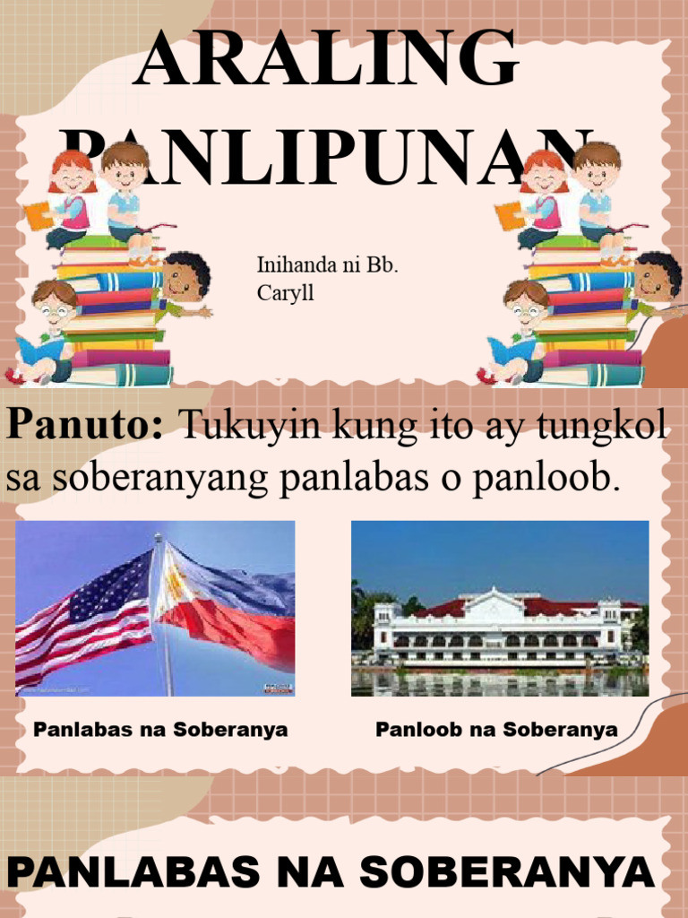 ARALPAN PPT Panlabas | PDF