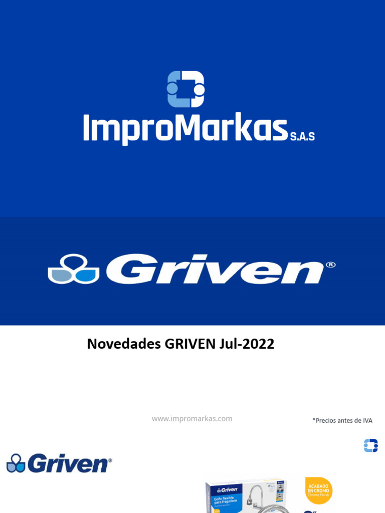 Novedades GRIVEN Jul2022 | PDF | Tap (Válvula) | Ducha