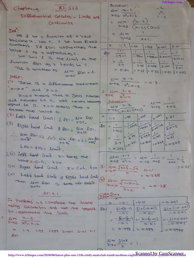 48 11th Maths Chapter 9 Study Material English Medium | PDF
