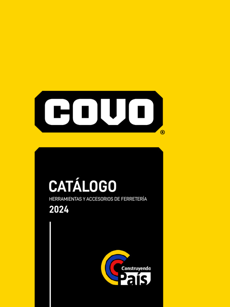 Covo Catálogo COL PRELIMINAR | PDF | Herramientas | Sector secundario ...