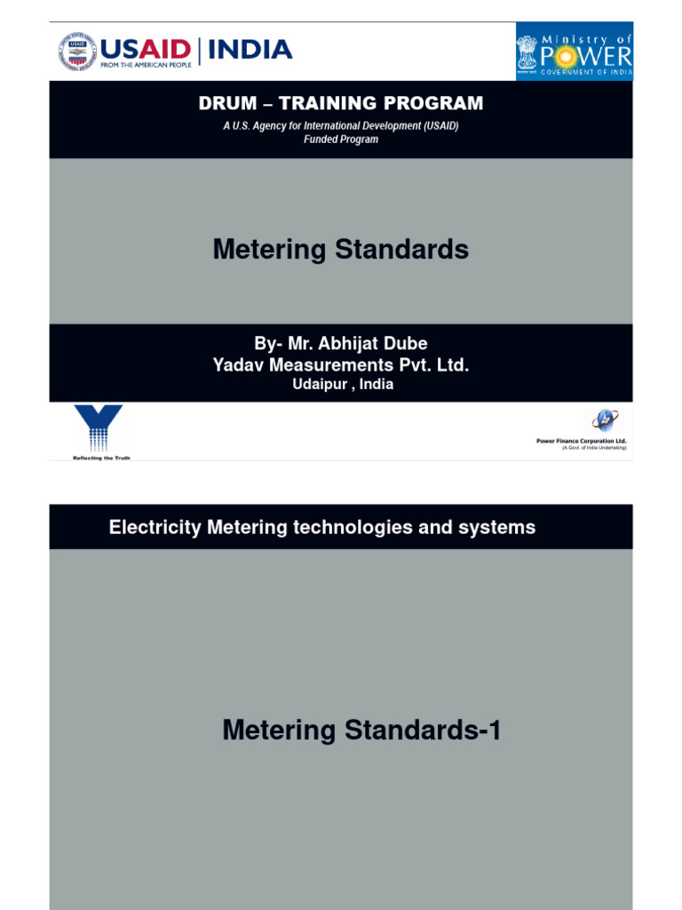 Metering Standards Part 1 | PDF | Science & Mathematics | Computers