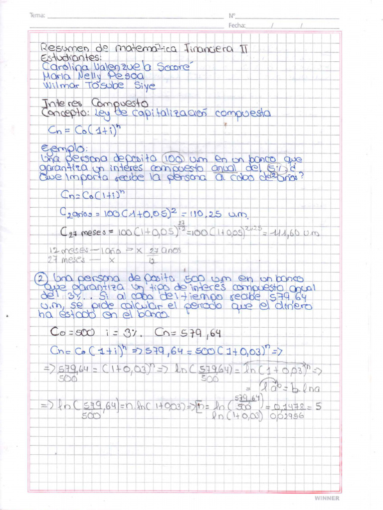 Compuesto Anualidad Ev. Proyecto | PDF