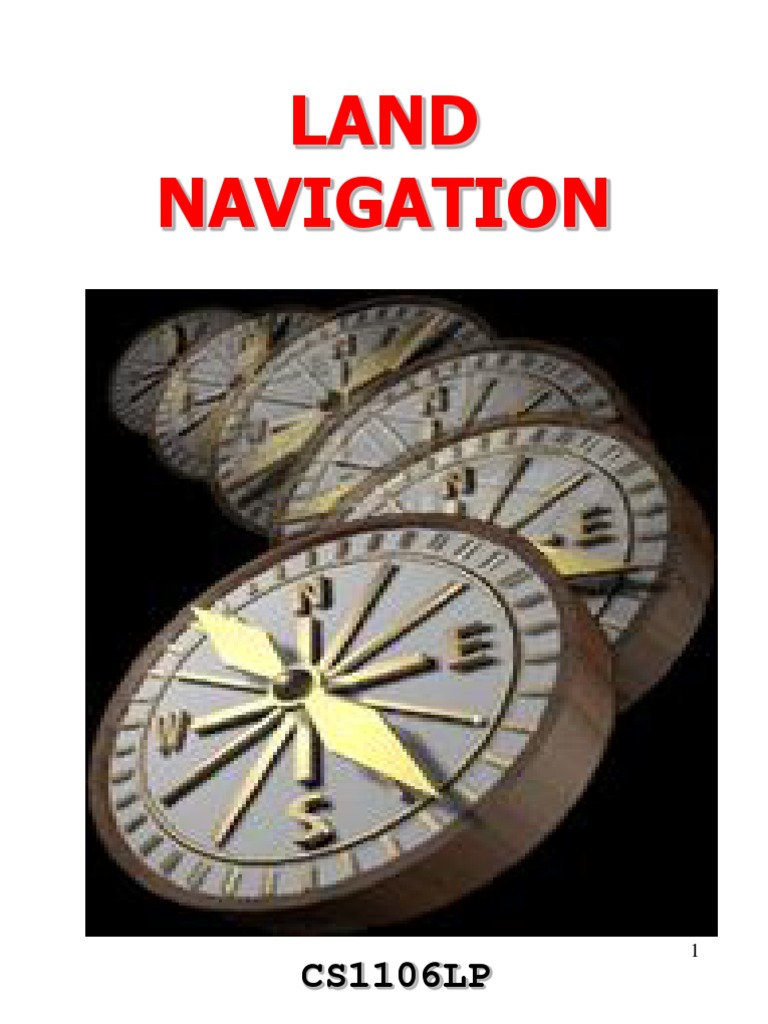 Land Navigation - Student Outline | PDF | Map | Compass