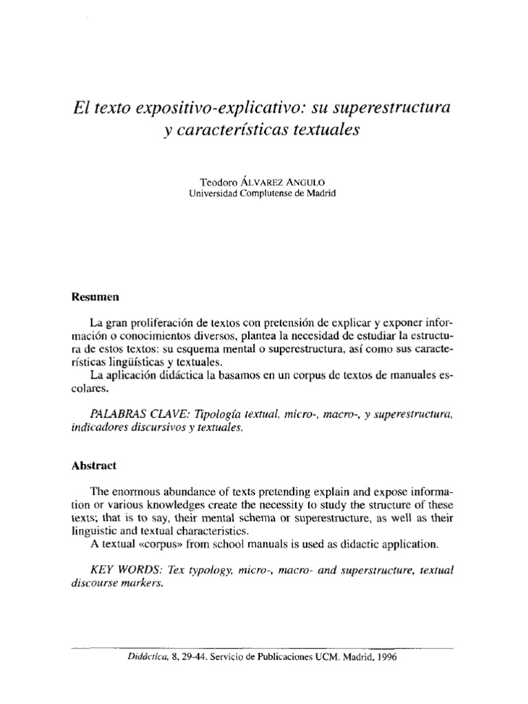 El Texto Explicativo | PDF | Comillas | Science